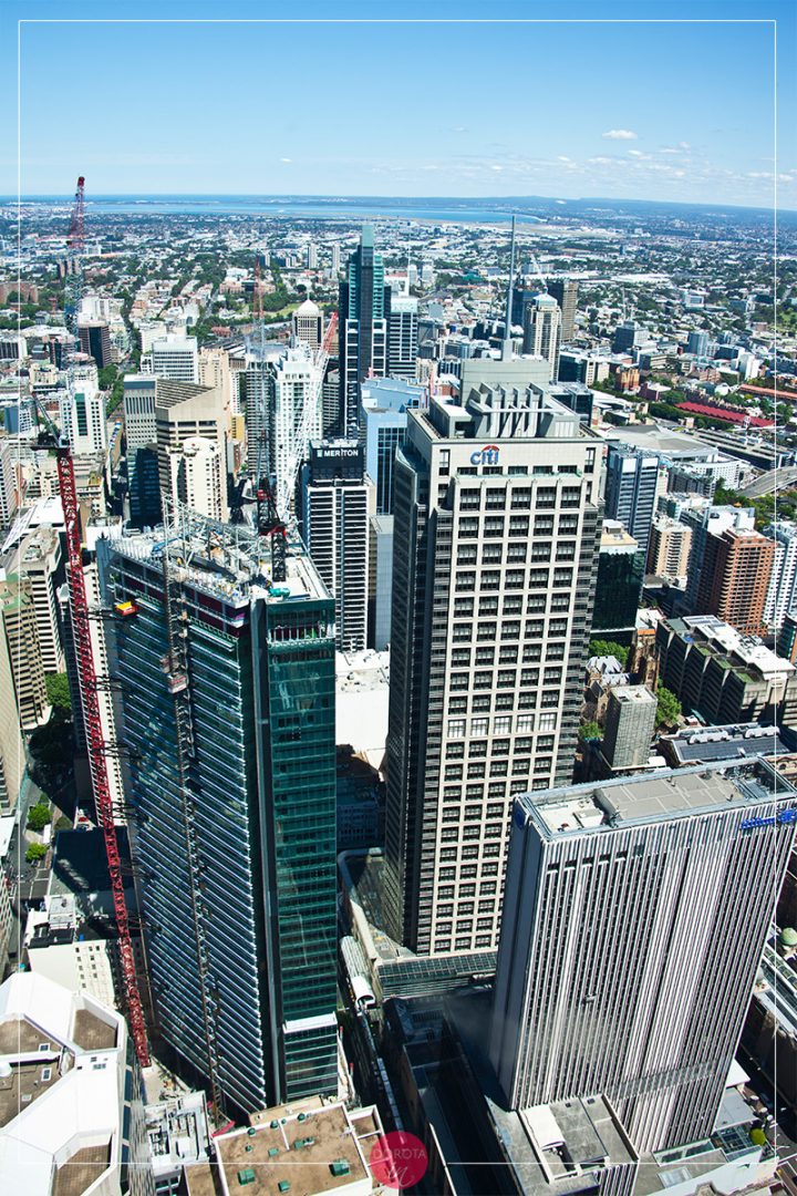 Sydney Tower Eye - wieża i widok jak z lotu ptaka lub drona | Dorota ...