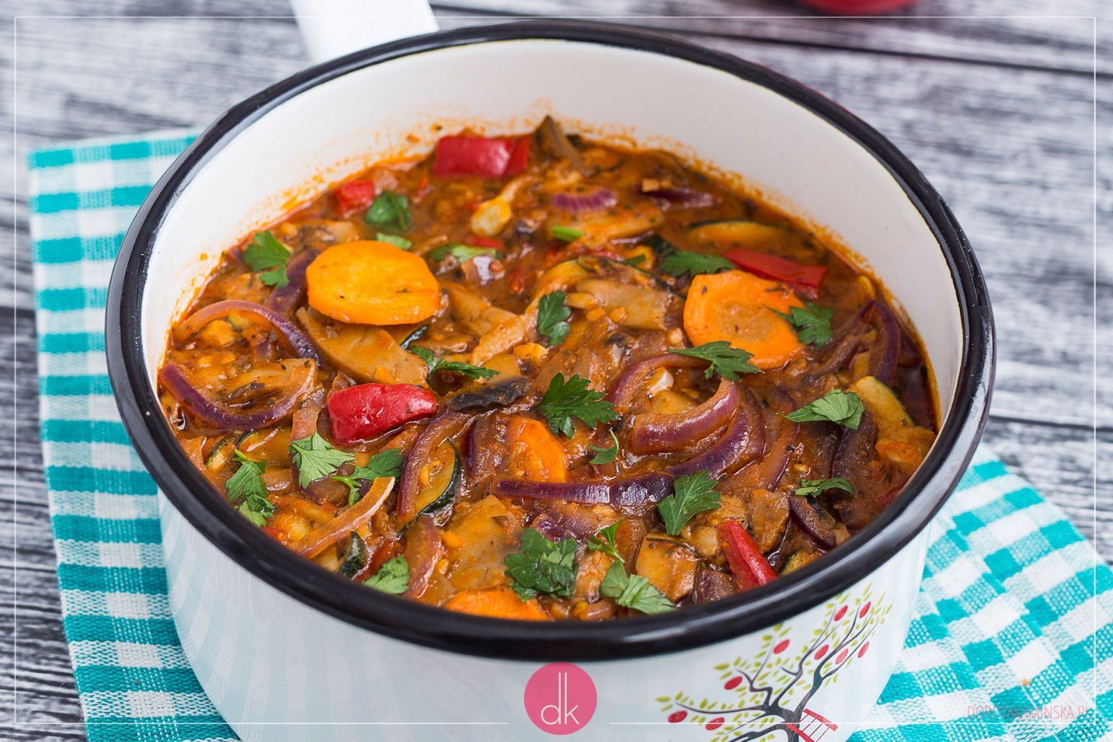 Leczo warzywne przepis | Dorota Kamińska